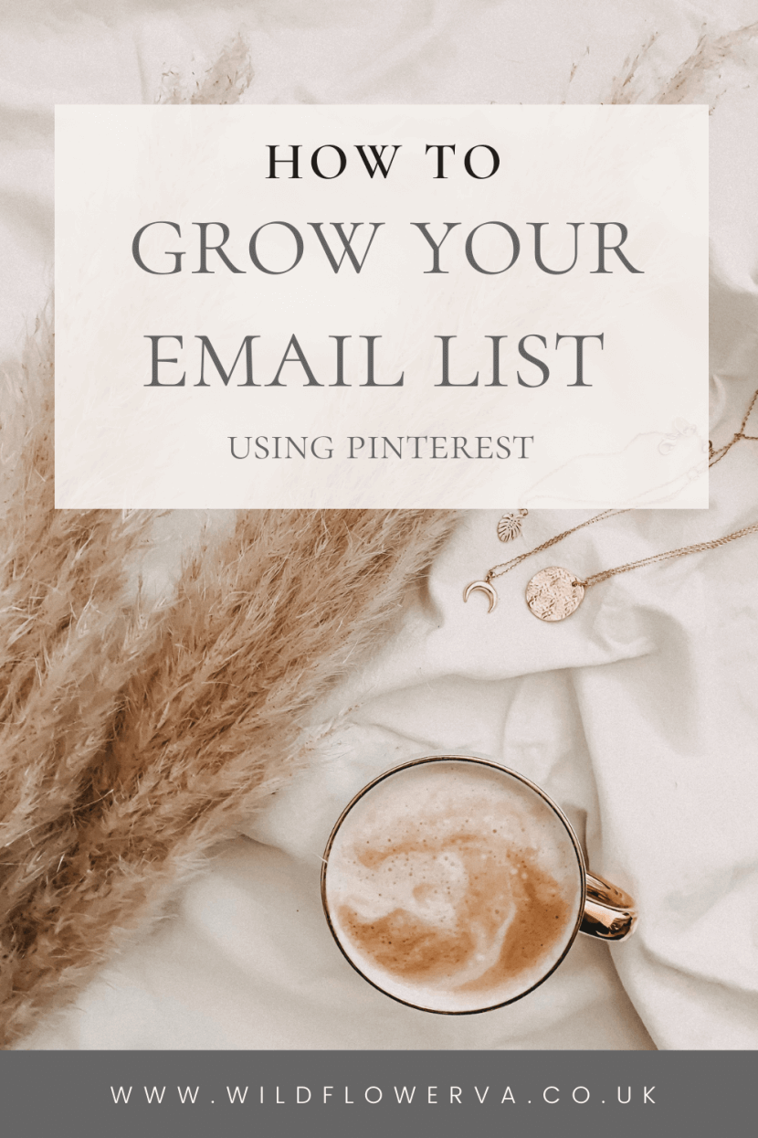 How To Use Pinterest to Grow Your Email List